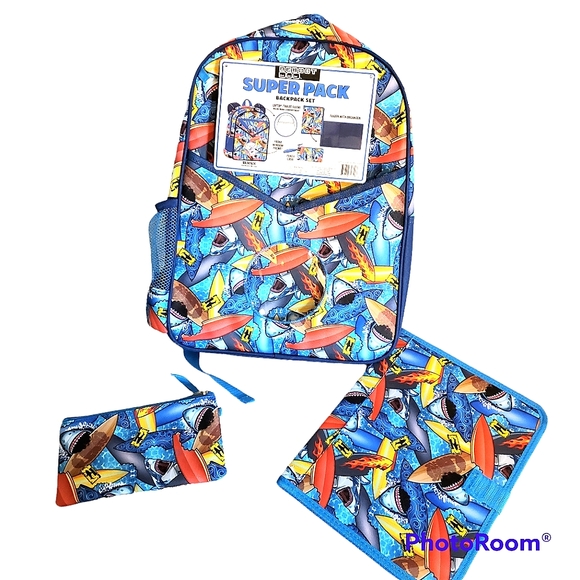 Accessories | Shark Surfboards School Backpack | Poshmark